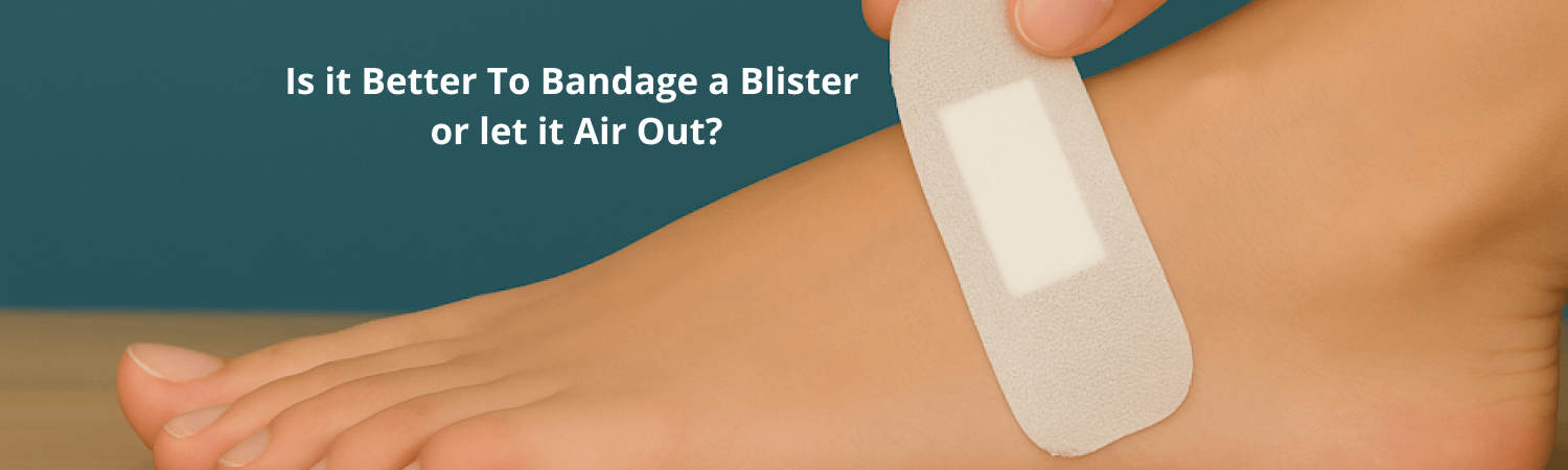 lanced blister